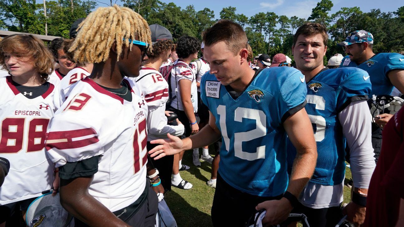 Jacksonville Jaguars firman a K Elliott Fry, cortan a Andrew Mevis - ESPN