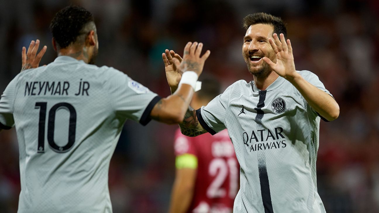 Messi Marca Primeiro Gol De Bicicleta Da Carreira Em Goleada Do Psg Na
