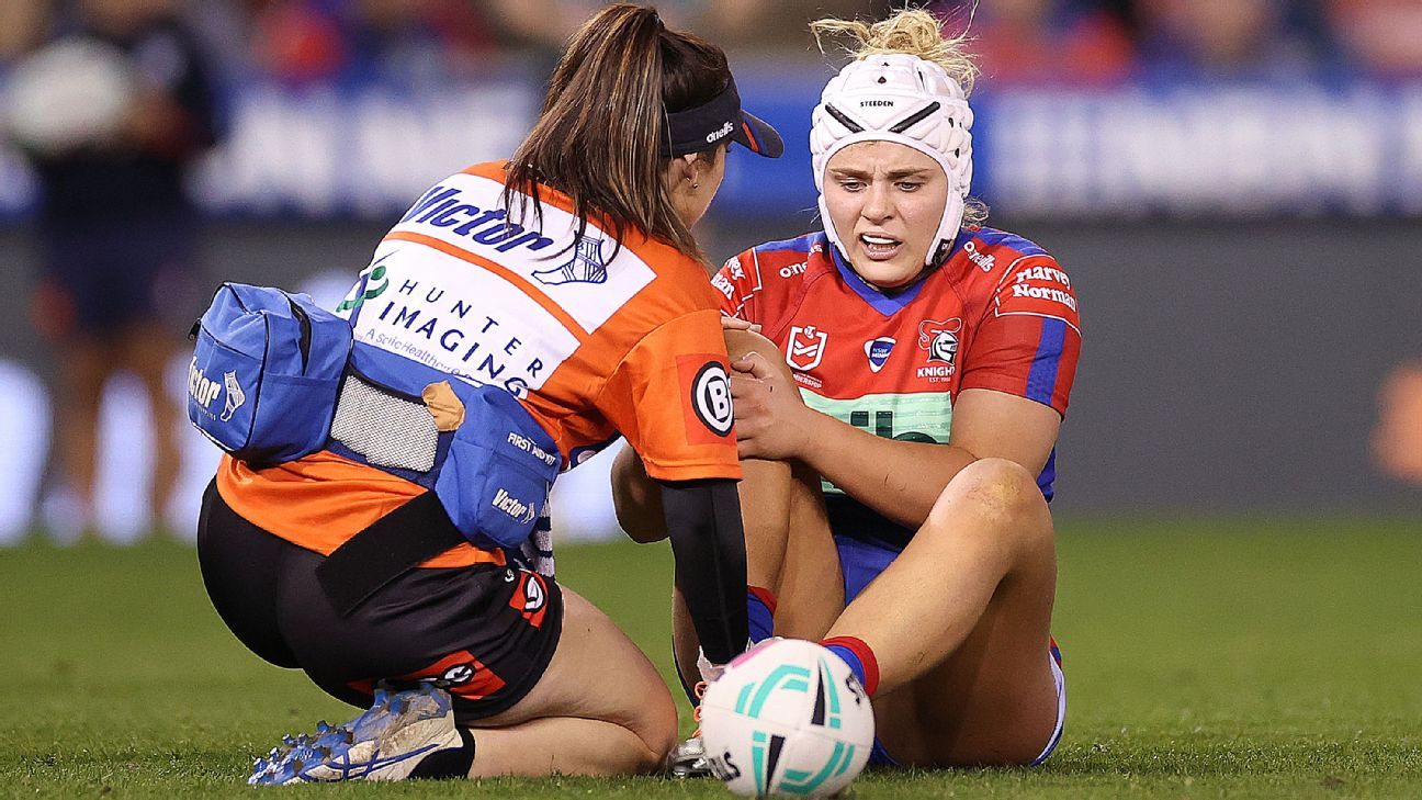 NRLW ACL tear confirmed for Newcastle Knights' Hannah Southwell - ESPN