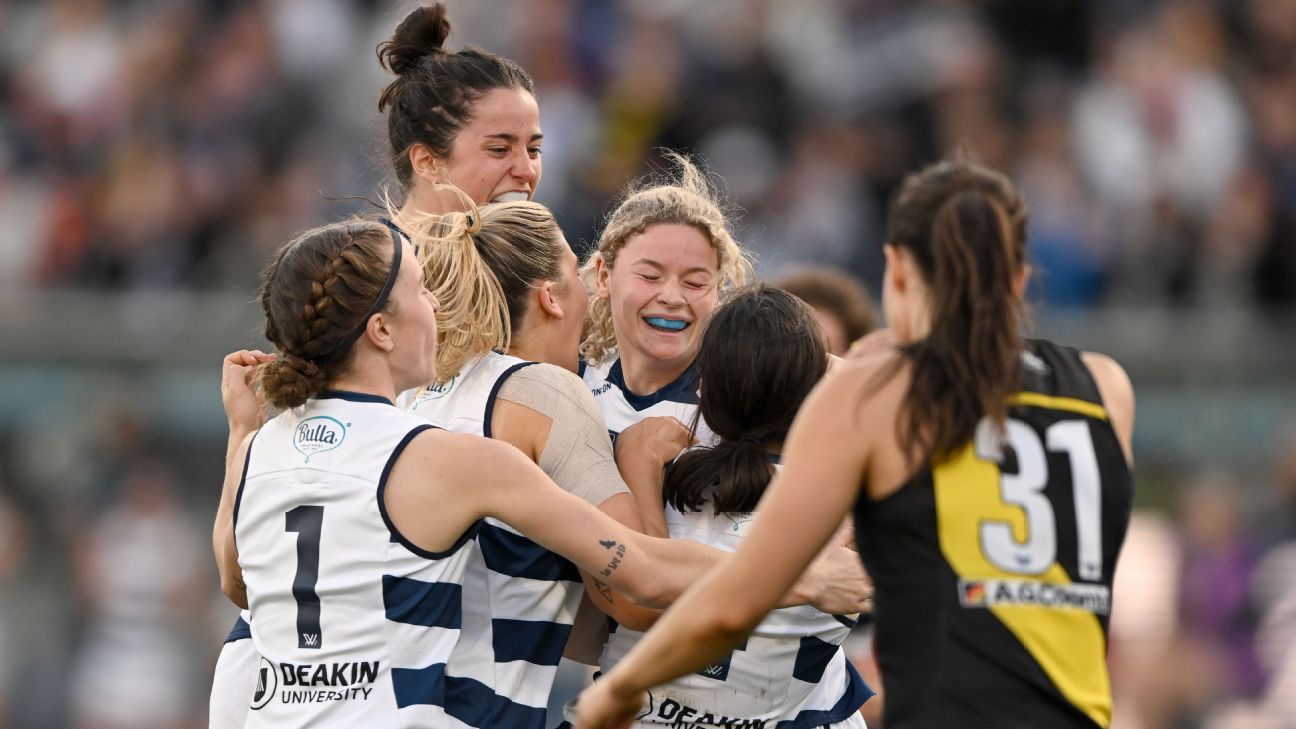 AFLW Round 1 Prespakis the difference in Cats' AFLW win - ESPN