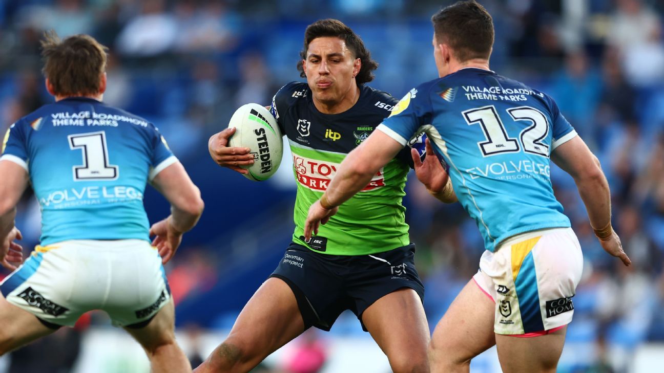 NRL Joe Tapine brilliance steers Canberra Raiders upturn - ESPN