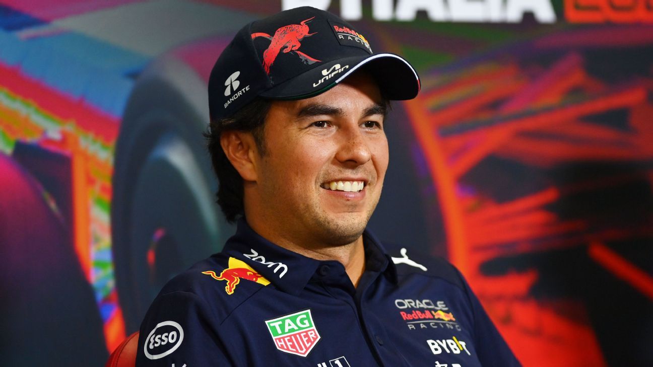 Checo Pérez cambiaría motor en Monza - ESPN