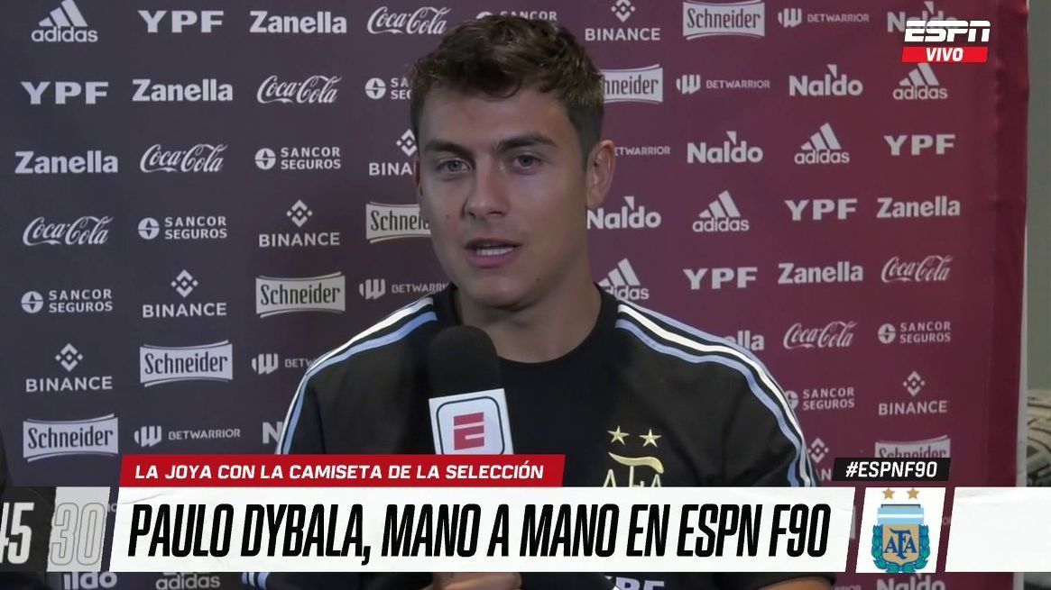 La charla a fondo de Paulo Dybala, en exclusiva con ESPN F90 - ESPN