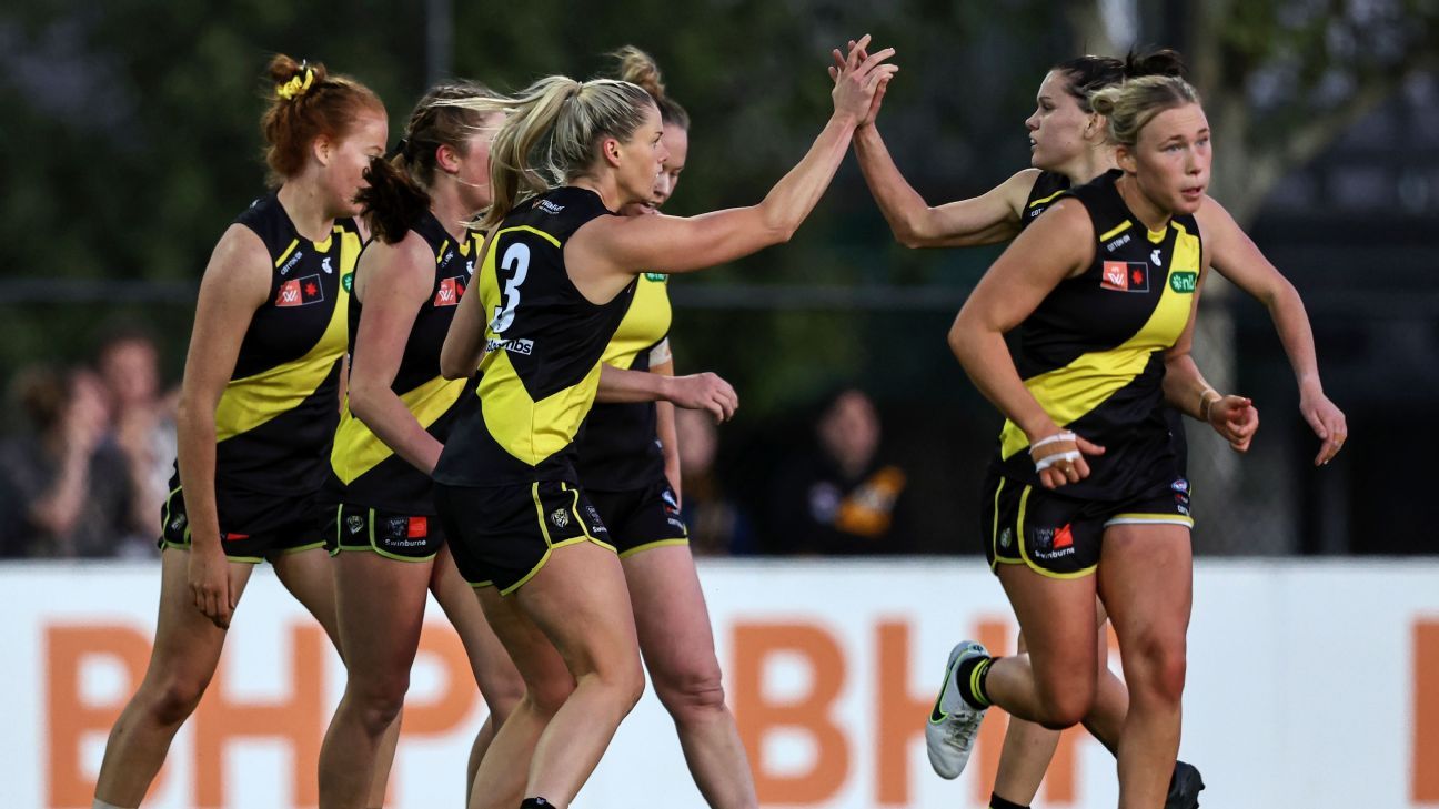 AFLW Round 6 Tigers extend AFLW winning streak - ESPN