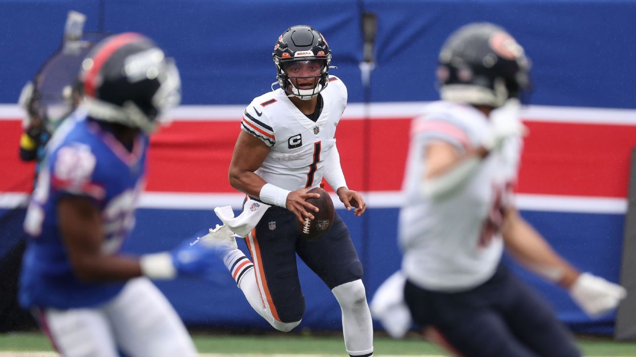 Justin Fields, Bears' struggling passing game looking for answers ...