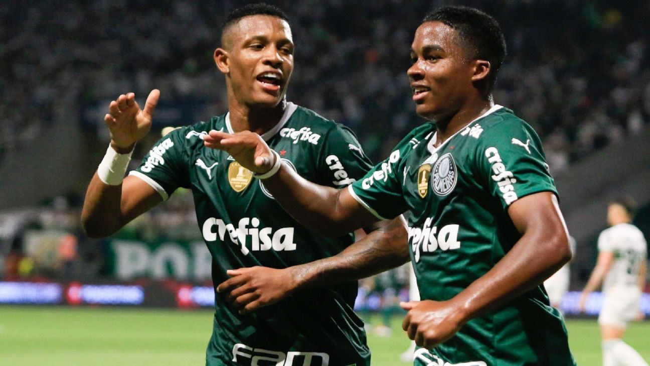 Endrick estreia pelo Palmeiras com 'quase gol', arrancada do meio-campo ...
