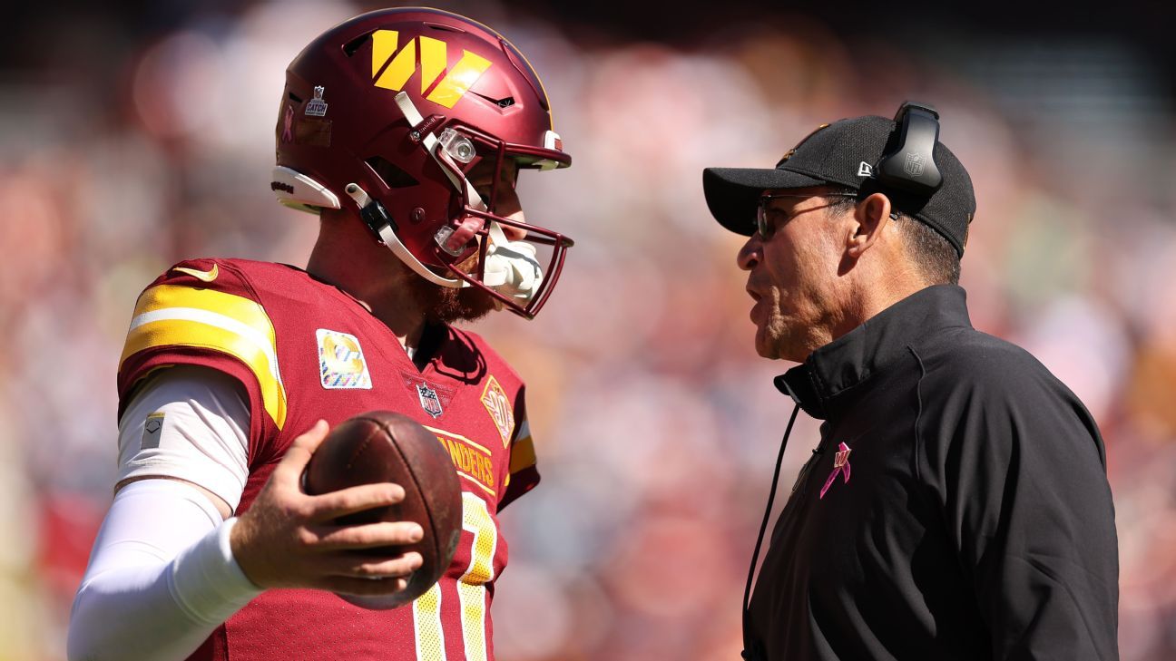 Commanders in familiar spot, but already running out of time - ESPN ...