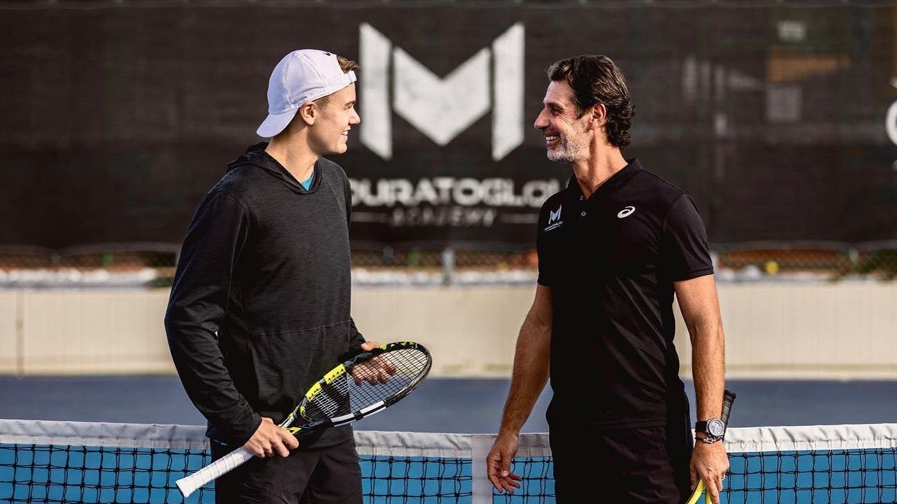 Patrick Mouratoglou se une al equipo de Holger Rune - ESPN
