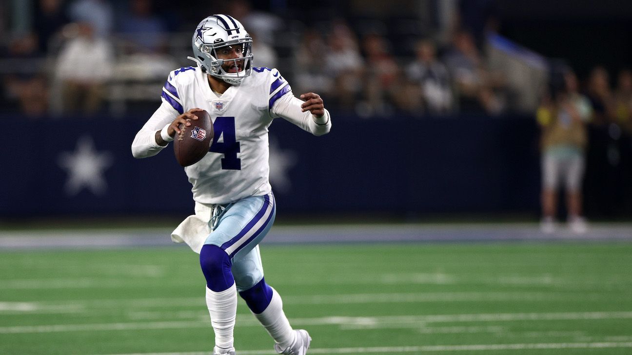 10 puntos en los el regreso de Dak Prescott beneficia a los Dallas Cowboys - ESPN