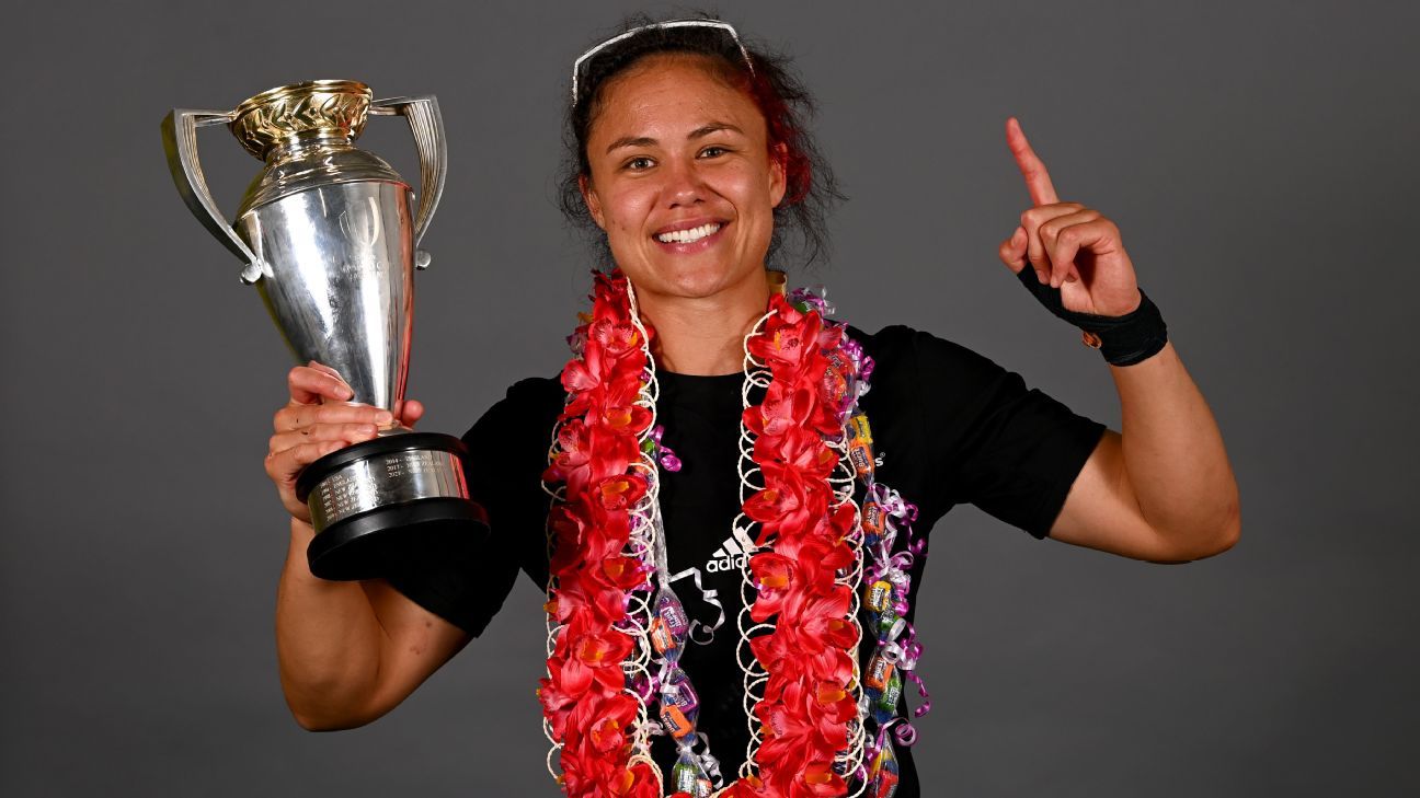 Women's Rugby World Cup New Zealand's Ruby Tui gifts gold medal to ...