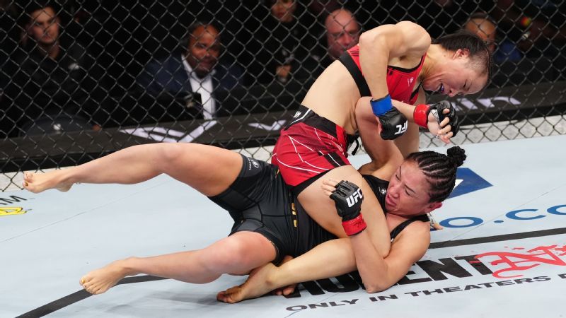 Campeonas de todos los tiempos en peso paja femenil del UFC - ESPN