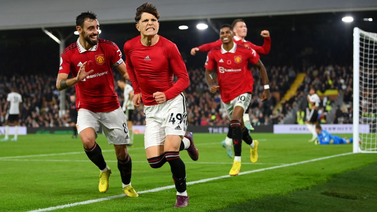 Fulham vs. Manchester United - Reporte del Partido - 13 noviembre, 2022 ...