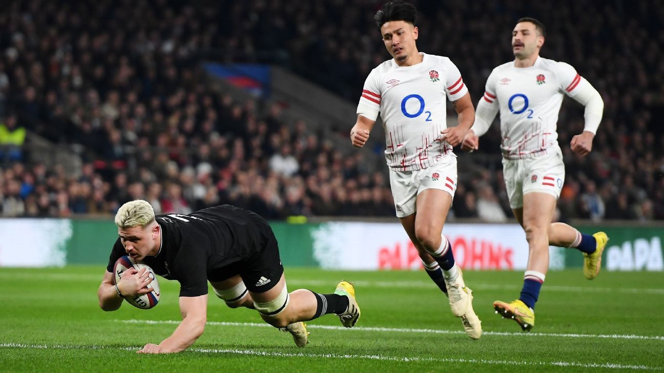 Inglaterra persistió y empató 25-25 ante los All Blacks - ESPN