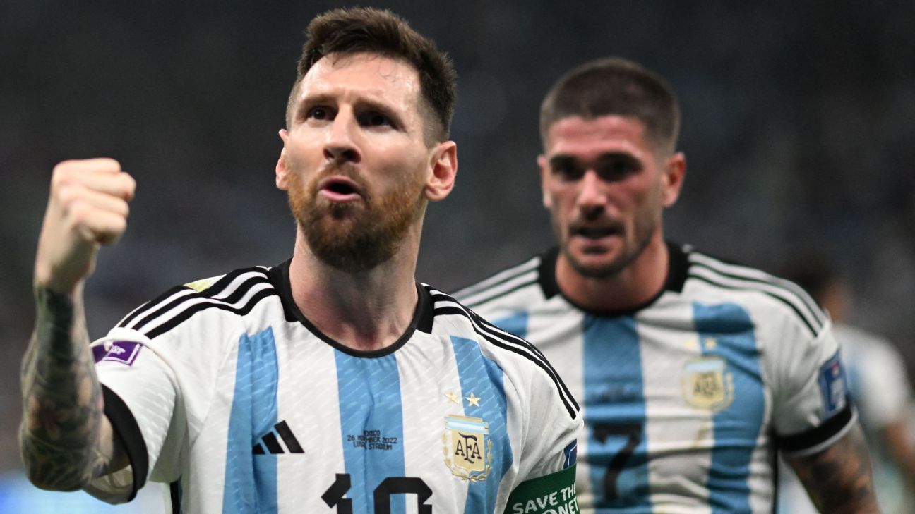 Meia da Argentina se declara em post emocionante de Messi: 'Capitão, eu ...