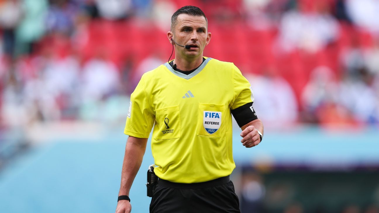 Árbitro inglés Michael Oliver designado para el México vs. Arabia ...