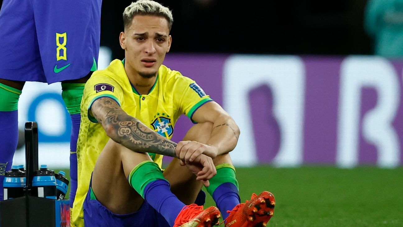 Antony faz desabafo emocionado após queda do Brasil e promete: 'Hoje ...