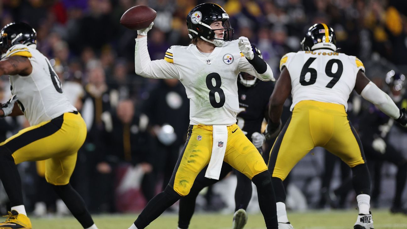 Pittsburgh Steelers vence Baltimore Ravens, mantém viva sequência ...