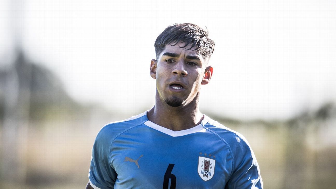 Mathías De Ritis, el subcapitán de Uruguay en el Sudamericano sub 20 de ...