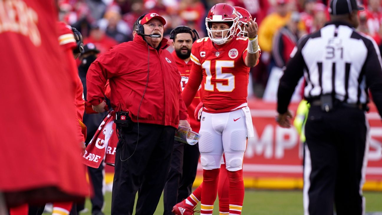 Chiefs se preparan para jugar con Patrick Mahomes contra los Bengals - ESPN