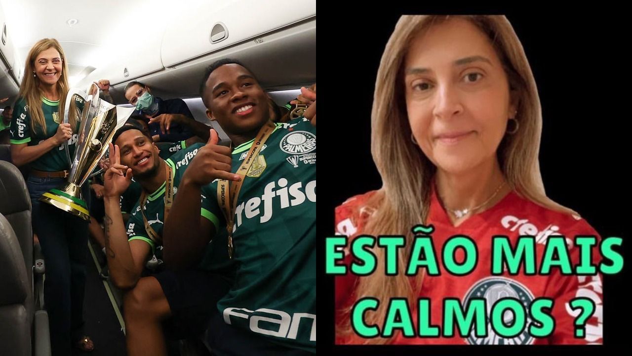Leila Pereira posta 'meme' nas redes sociais após título do Palmeiras ...