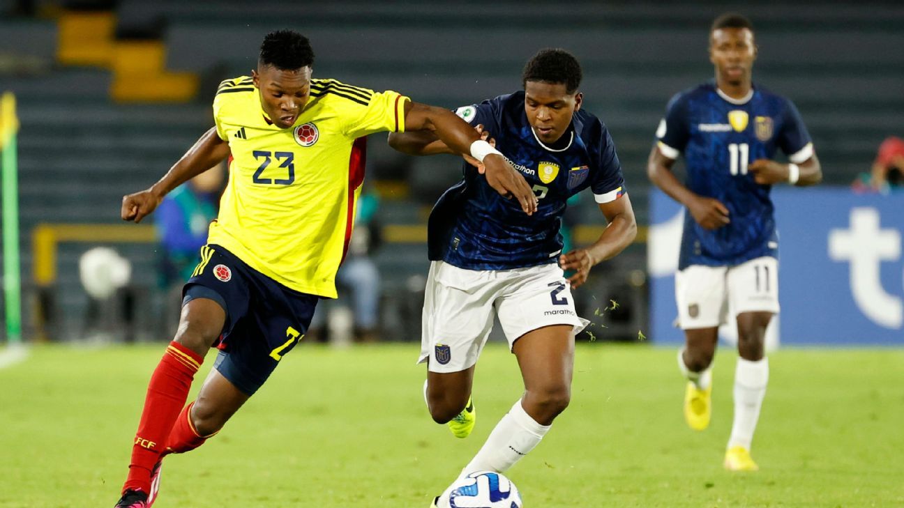 Ecuador perdió frente a Colombia y sigue sin sumar puntos - ESPN