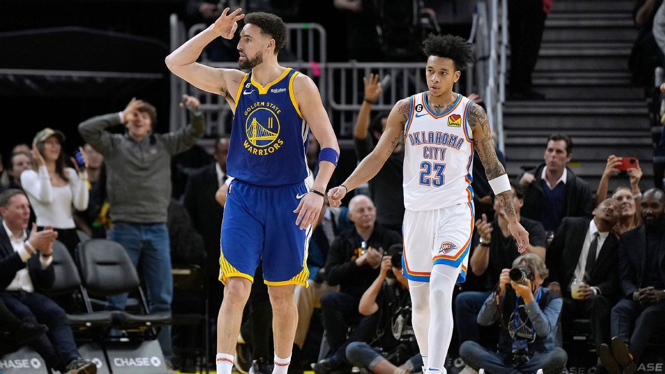 Klay Thompson sella 12 triples y los Nets, sin Irving, caen ante los ...