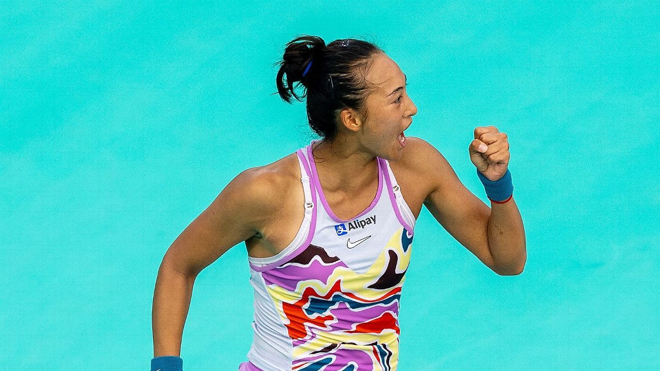 Zheng abrumó con su tenis a Kasatkina en Abu Dabi - ESPN