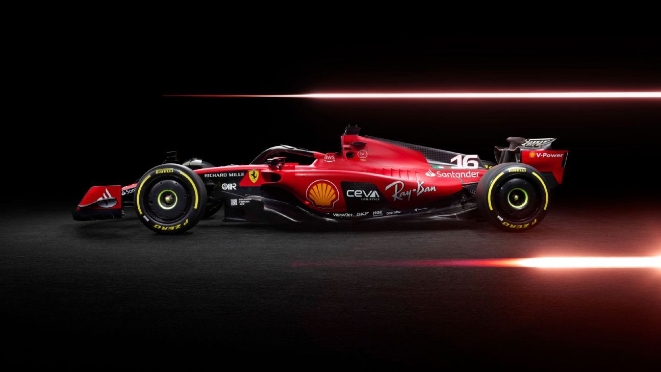 Ferrari presentó su nuevo monoplaza en la pista - ESPN