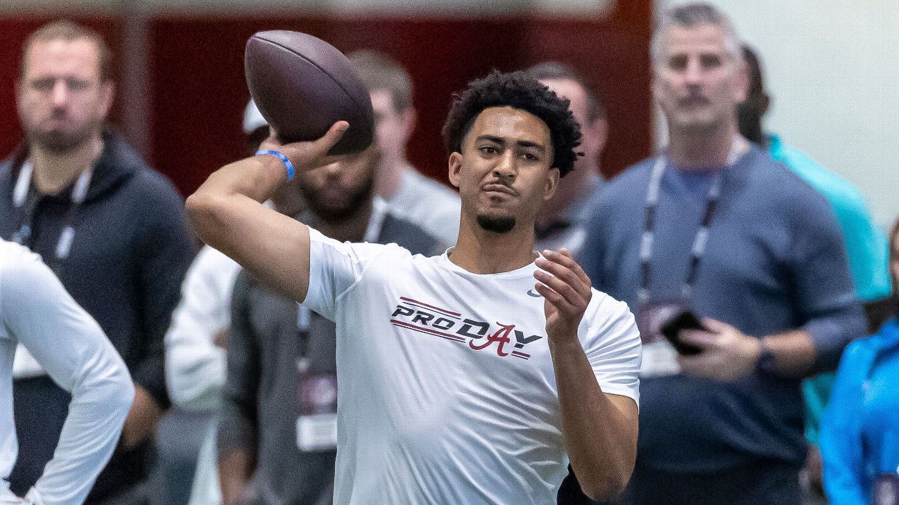 Houston Texans coach doesn't see Bryce Young's size as an issue - ESPN ...