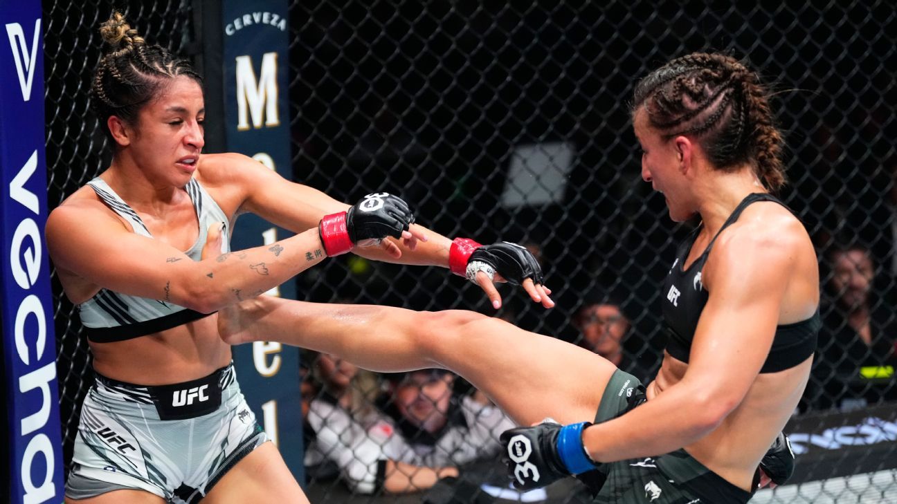 Jaqueline Amorim quase finaliza veterana, mas perde em estreia no UFC ...