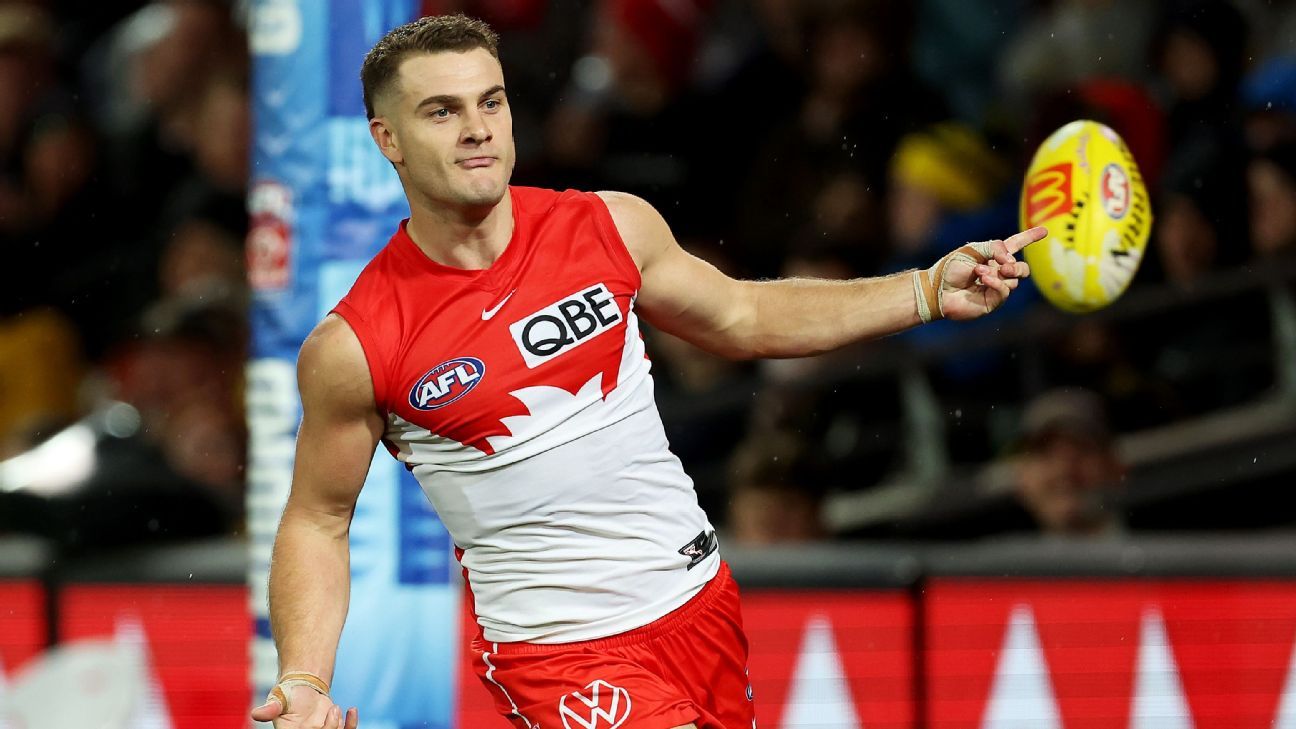 AFL Six-goal Tom Papley stars as Sydney Swans steamroll Richmond - ESPN