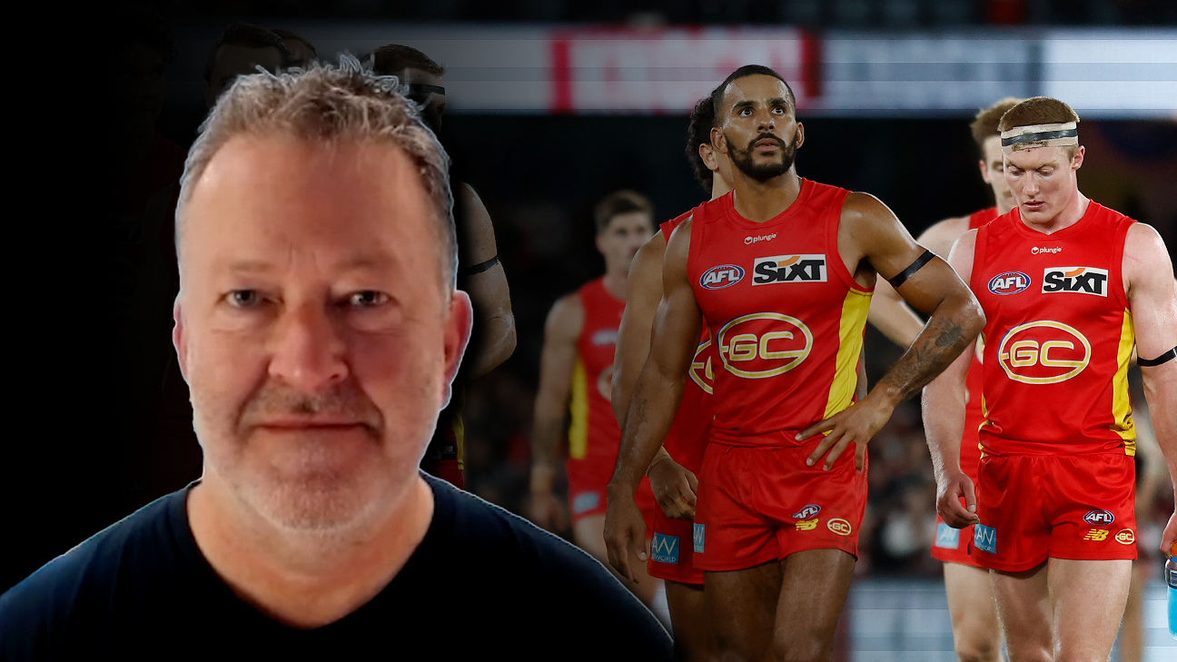 AFL Rohan Connolly Gold Coast Suns slipping below mediocrity again - ESPN