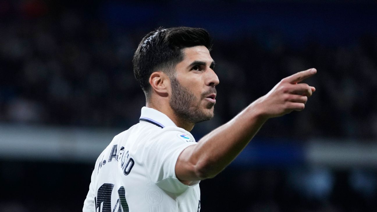Marco Asensio, el jugador número '12' de Real Madrid - ESPN