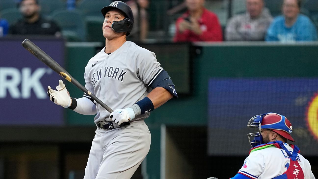 Aaron Judge ingresa a la lista de lesionados de Yankees con una tensión en la cadera derecha - ESPN