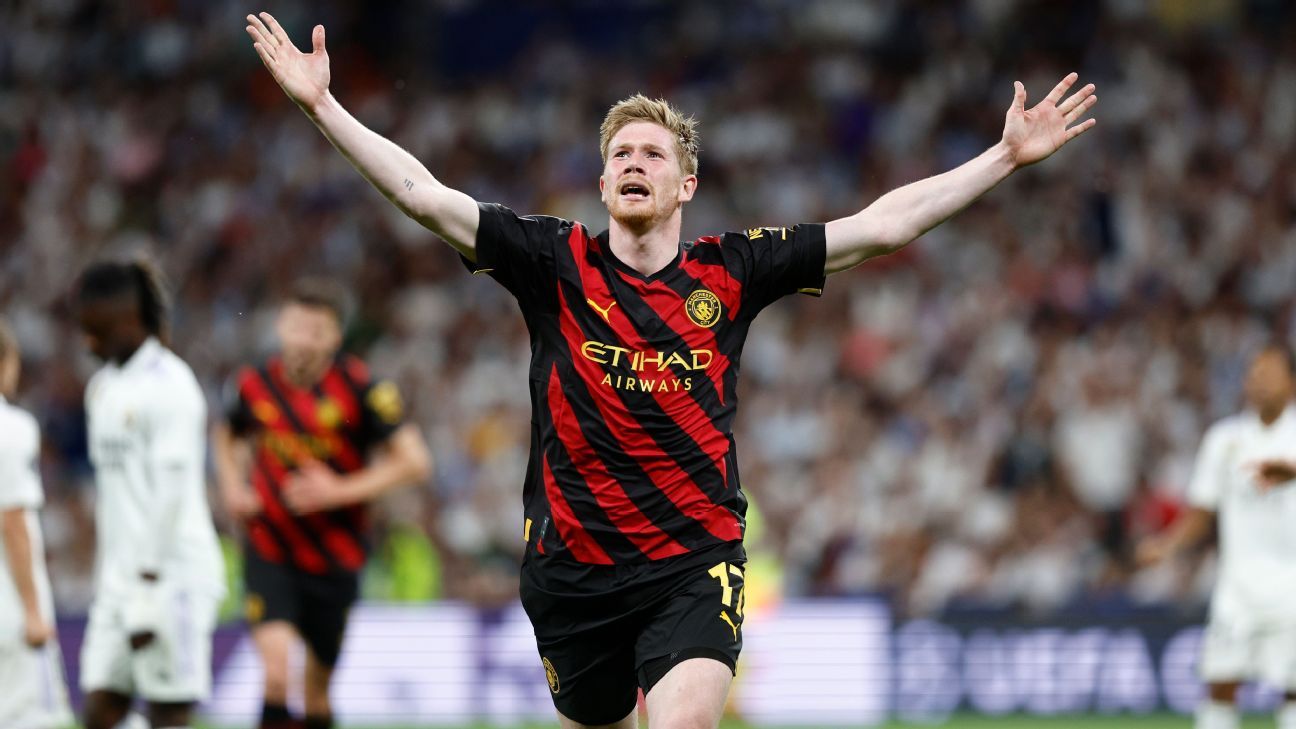La rabia de Kevin De Bruyne tumba la muralla de Real Madrid - ESPN