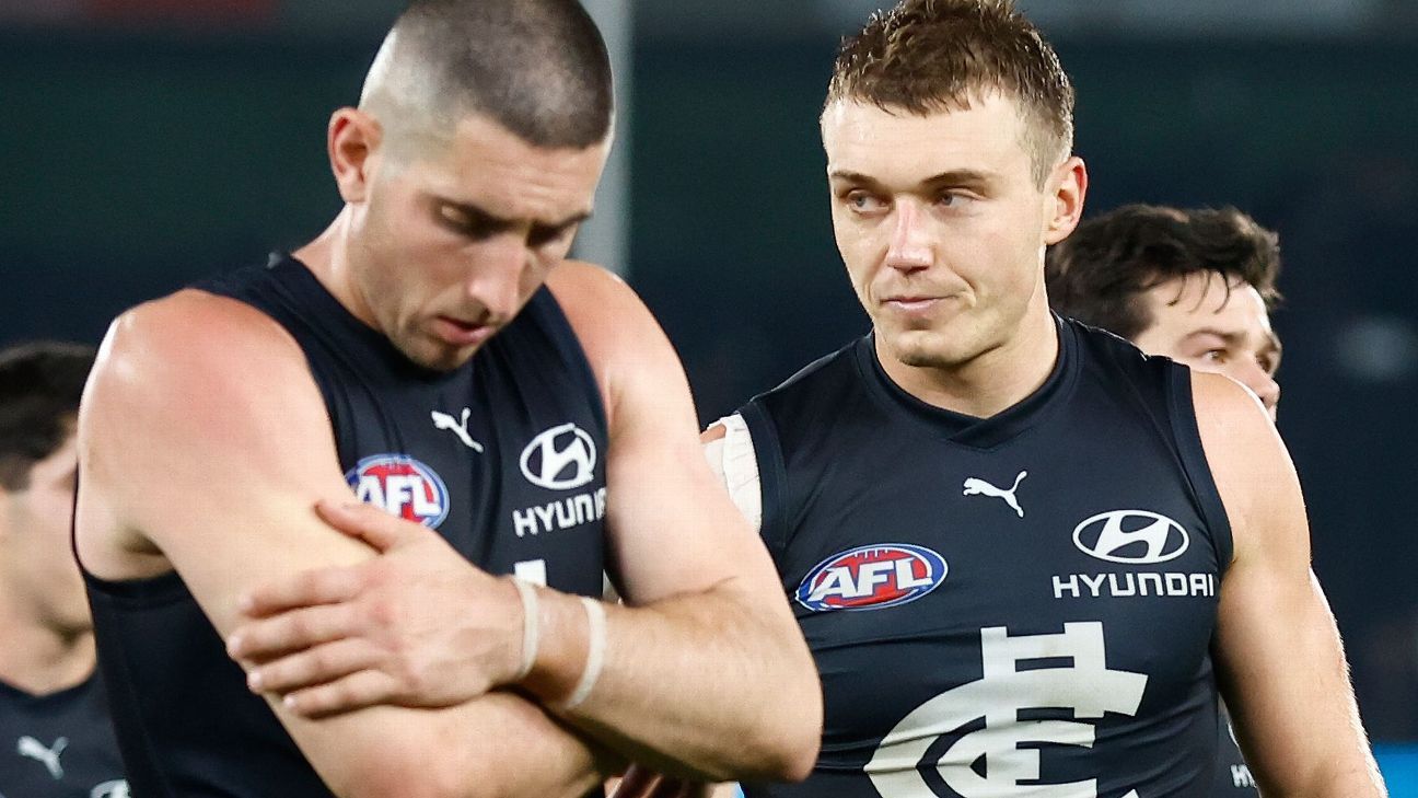 AFL Patrick Cripps says Carlton Blues are not in a rut ahead of Magpie ...