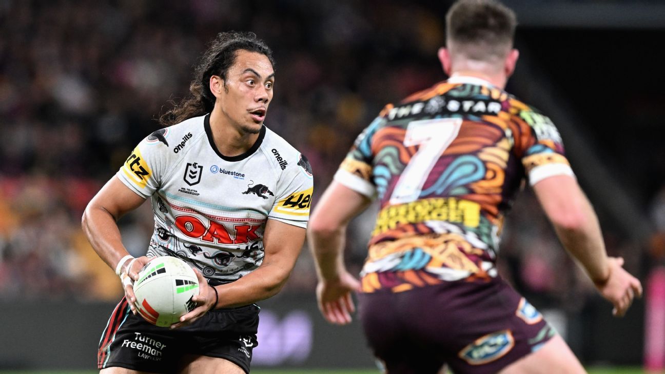 NRL Penrith Panthers Jarome Luai fined for making contact with touch ...