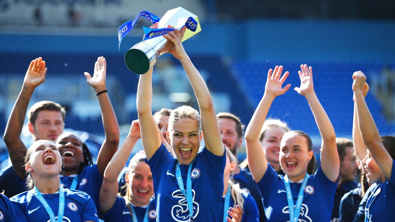 Chelsea clinch fourth straight WSL title after Emma Hayes' 'hardest ...