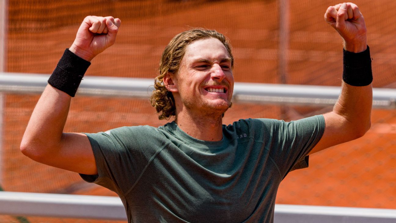 Purcell wins all-Aussie battle with Thompson at French Open - ESPN