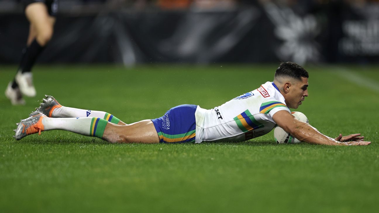 NRL blames bunker for Raiders try in win over Tigers - ESPN