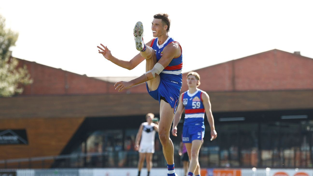 AFL promising Western Bulldogs youngster Sam Darcy suffers another ...