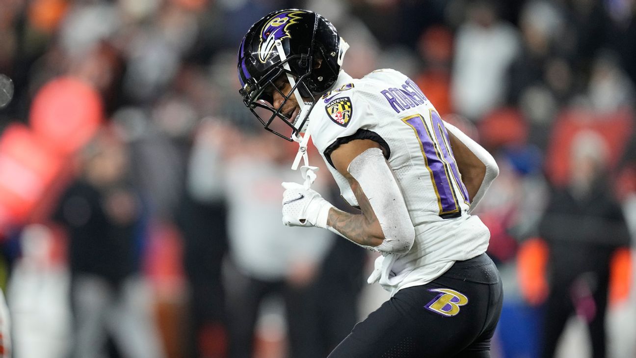 Los Angeles Rams incorporan al receptor abierto Demarcus Robinson - ESPN