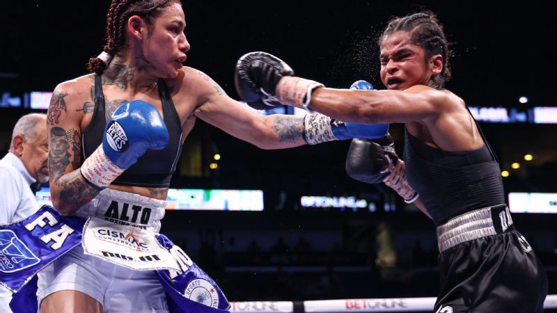 Mexicana Guzmán pone a dormir con espeluznante KO a Ramla Ali - ESPN