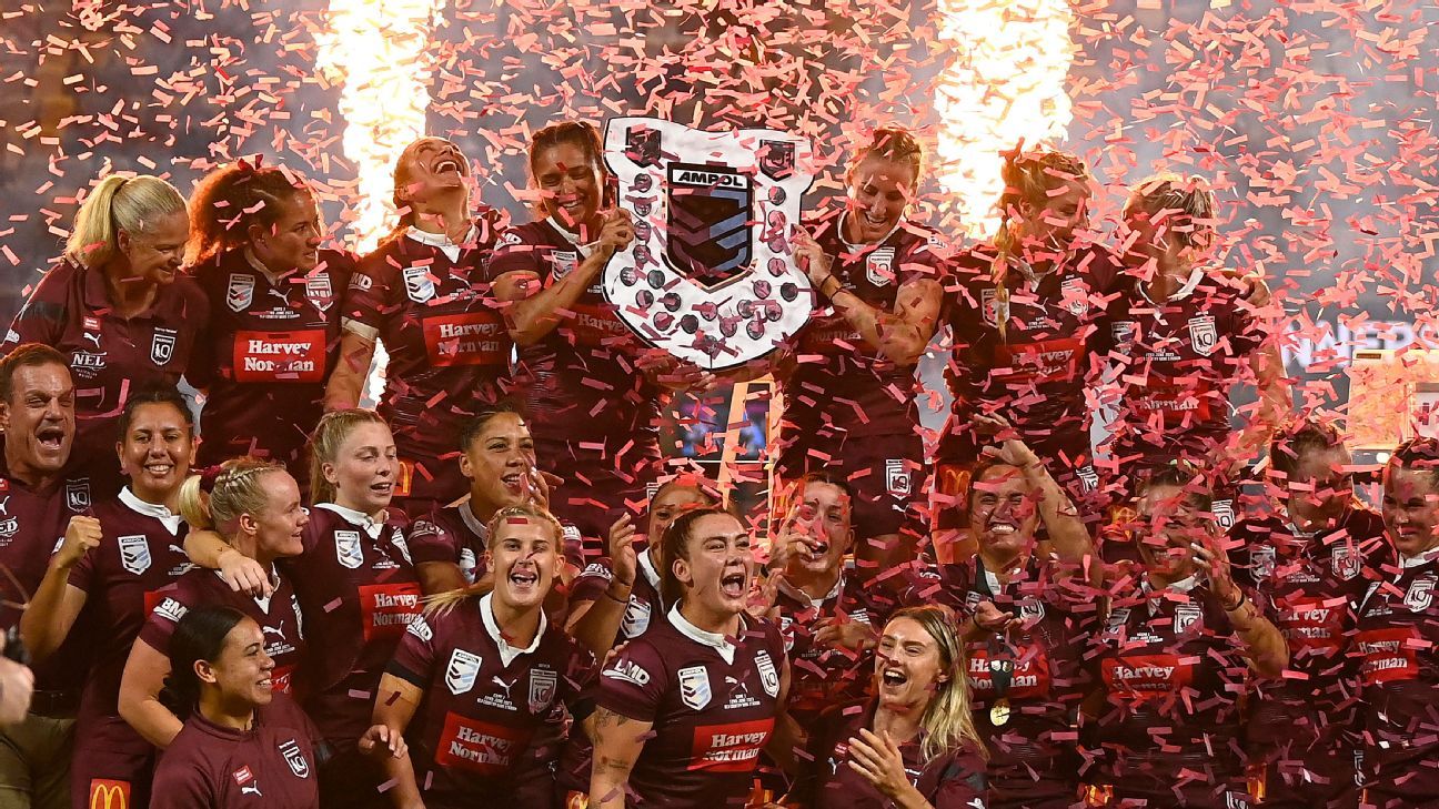 NSW edge Qld, Maroons hoist Women's origin Shield - ESPN
