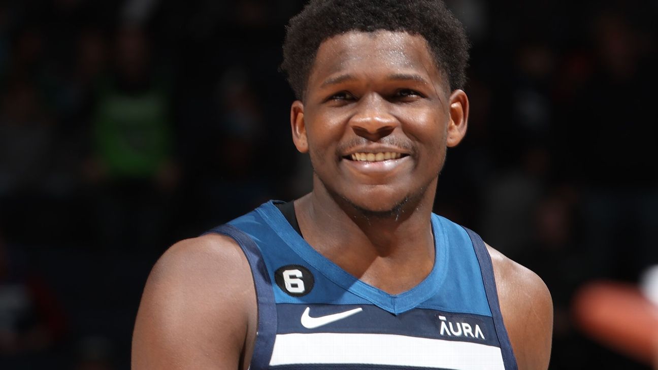 Timberwolves acuerdan extensión con Anthony Edwards por cinco años - ESPN