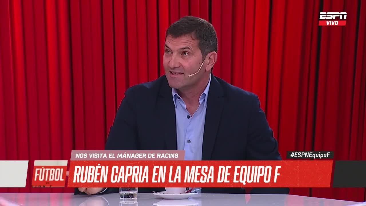 El Mago Capria palpitó el mercado de Racing en Equipo F - ESPN