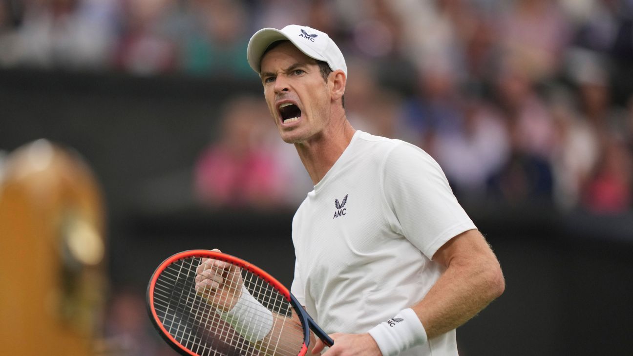 Andy Murray tuvo un impecable debut en el patio de su casa - ESPN