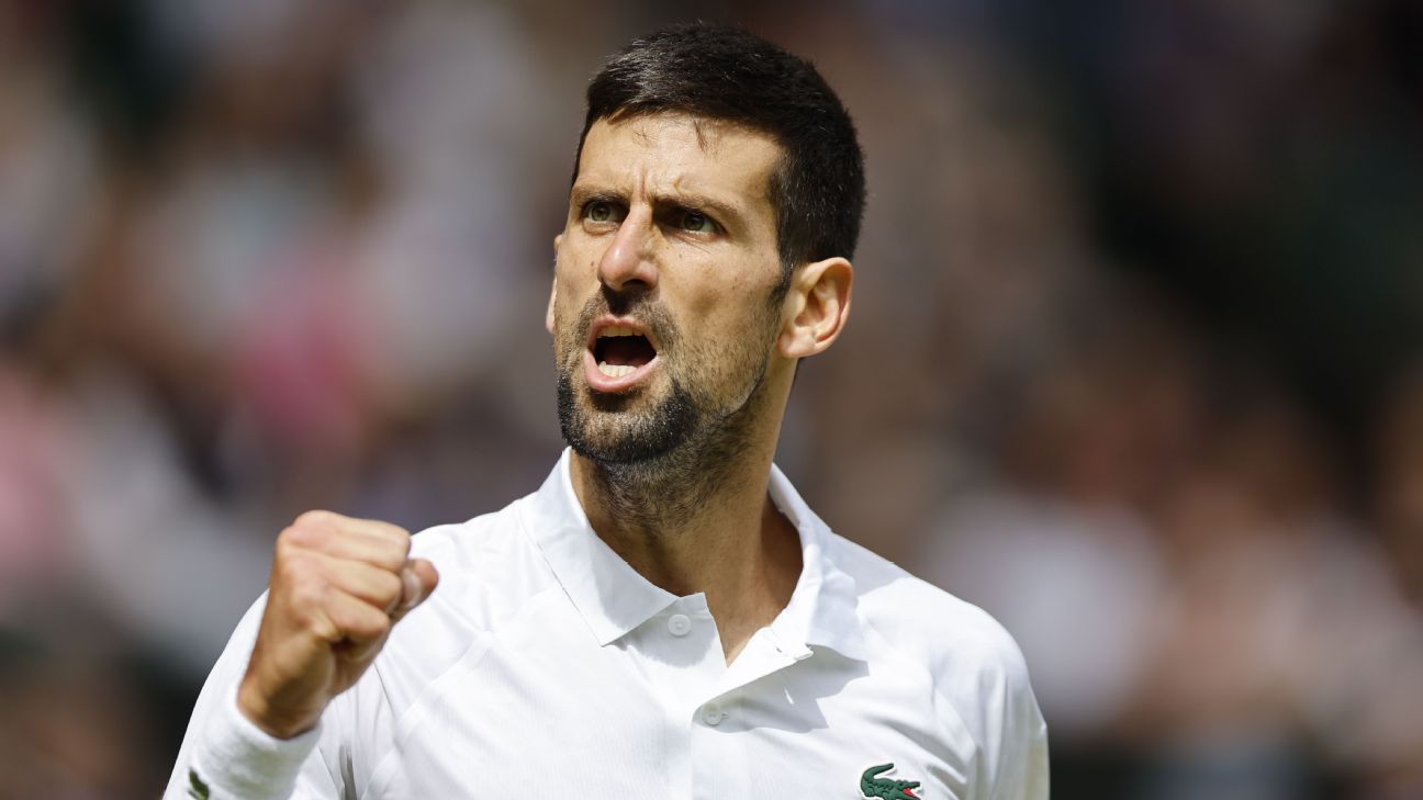 "Not too bad": la divertida reacción de Djokovic en Wimbledon - ESPN