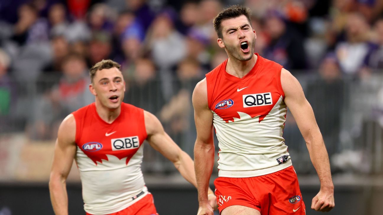 AFL Round 19 Franklin to the rescue as Sydney beat Dockers in Perth - ESPN