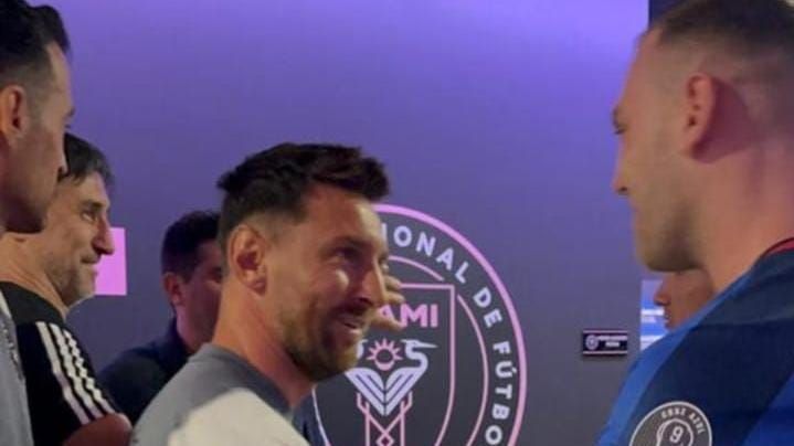 ¿Cómo consiguió Rotondi la playera del debut de Messi con el Inter ...